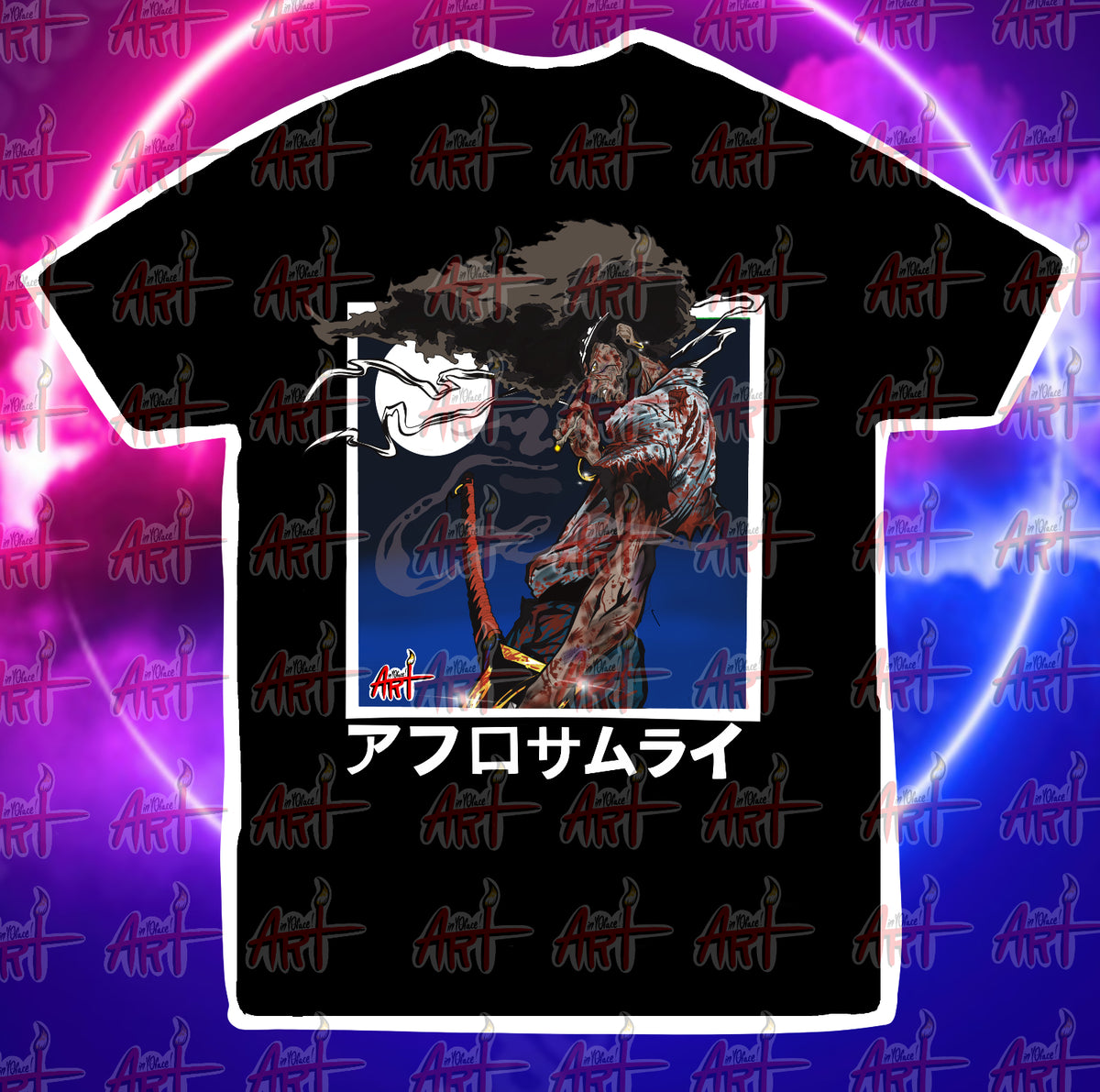 Afro Graphic Tee – inyoface Art