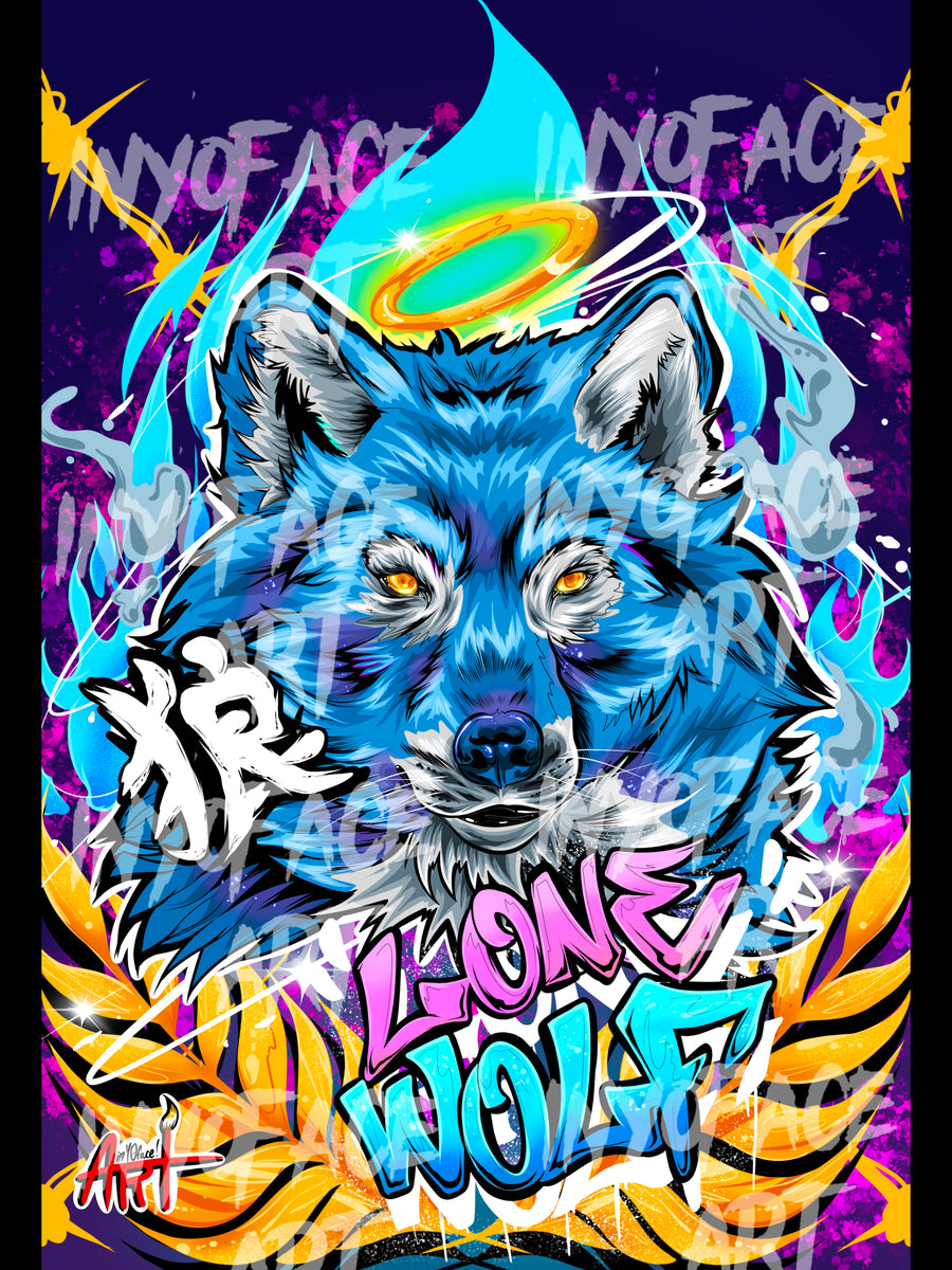 Lone Wolf Poster – inyoface Art