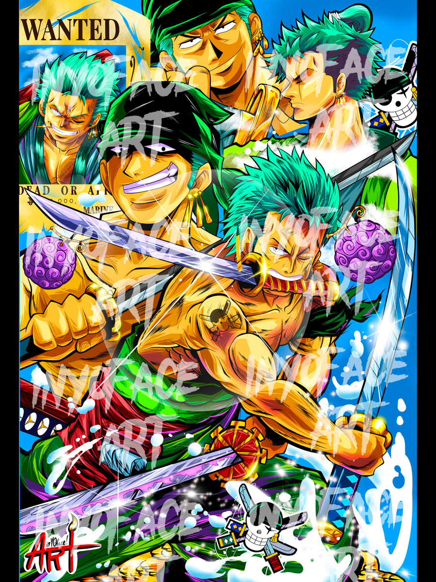 Three Sword Poster – inyoface Art