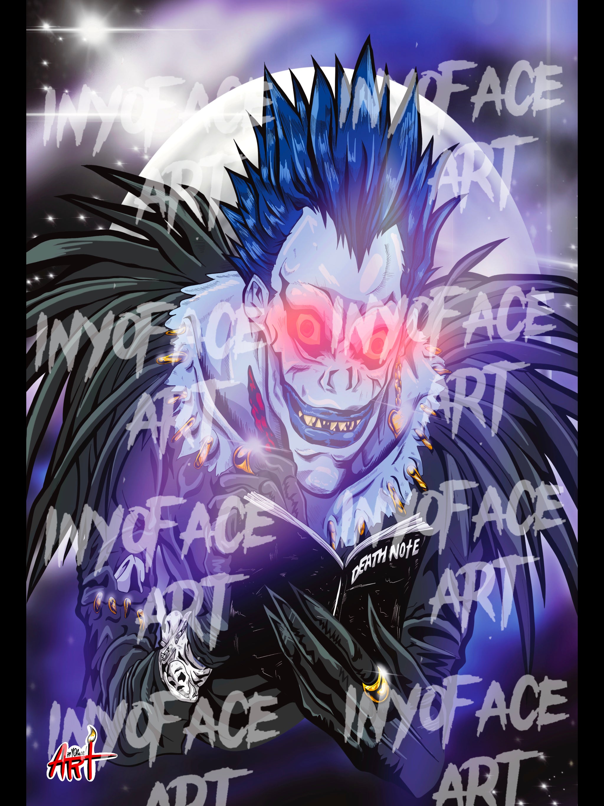 death poster - inyoface Art