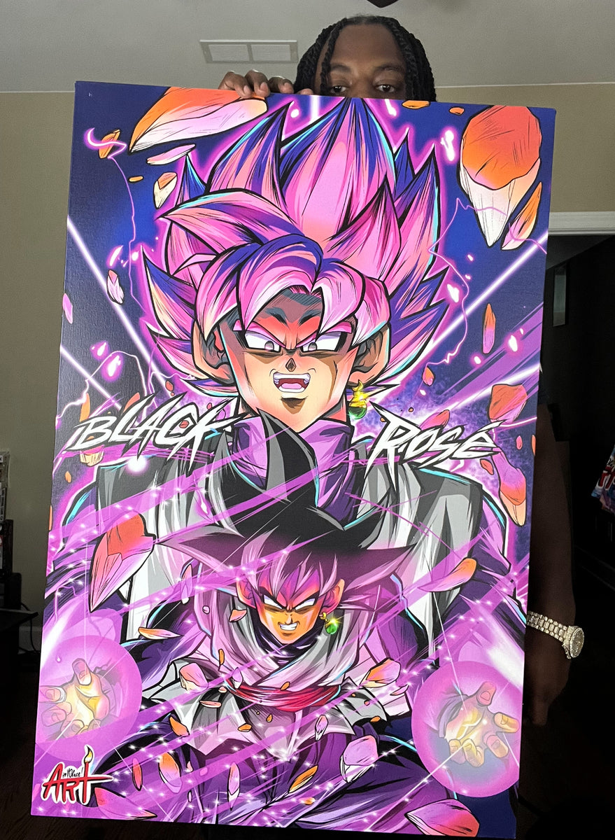BLACK ROSE CANVAS – inyoface Art