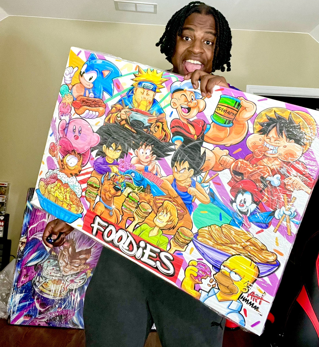 Foodies Canvas – inyoface Art