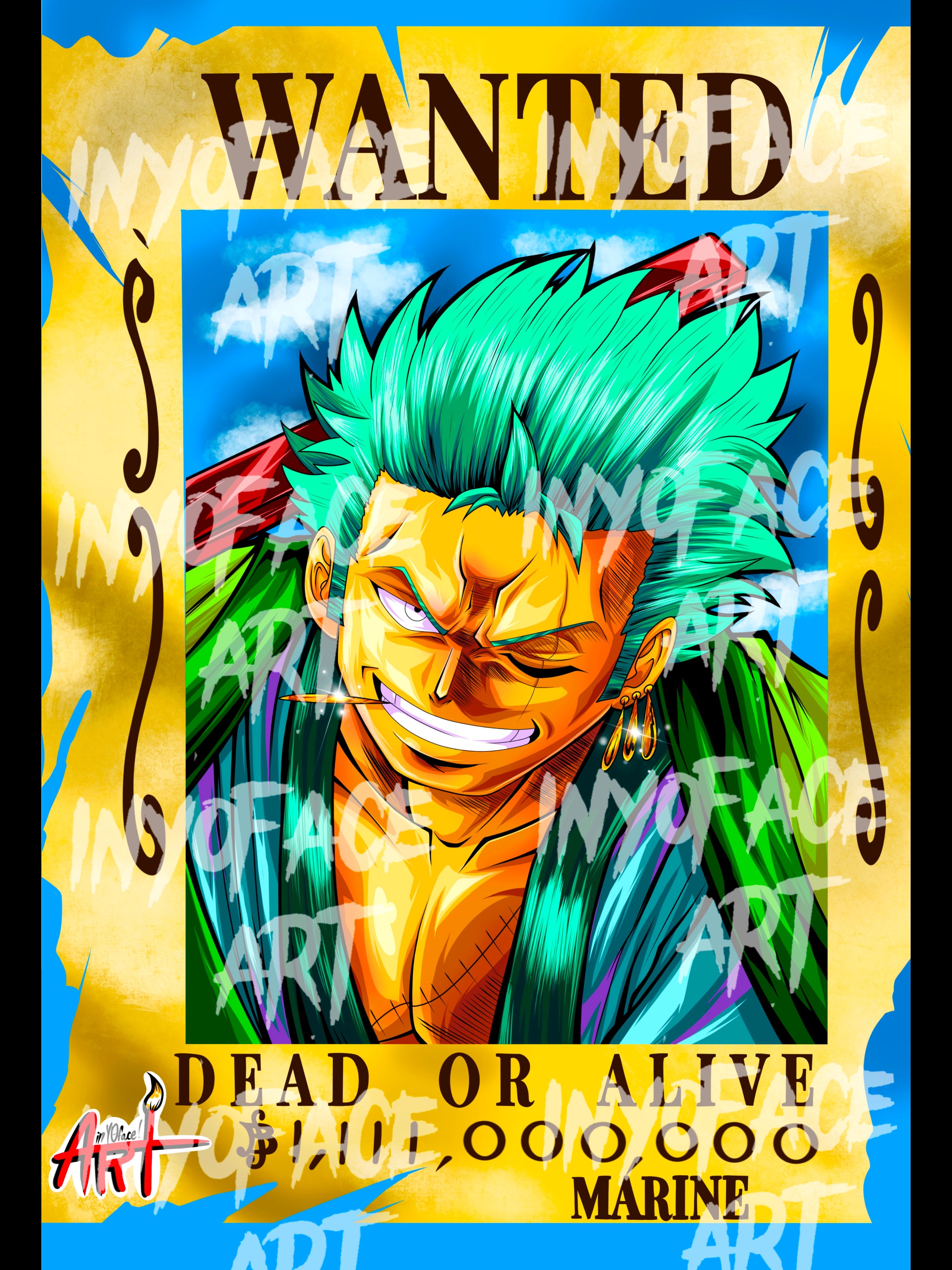 Swords Wanted Poster – inyoface Art