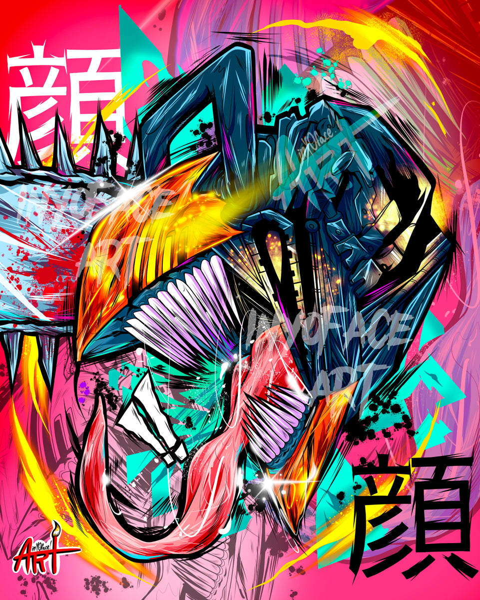 Off The Chainsaw Poster 2 – inyoface Art